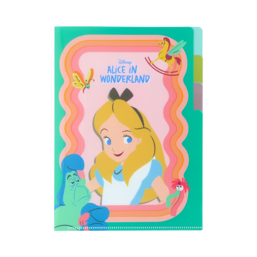Alice in Wonderland 3格A5文件夾 (Folder) – 如虎文具
